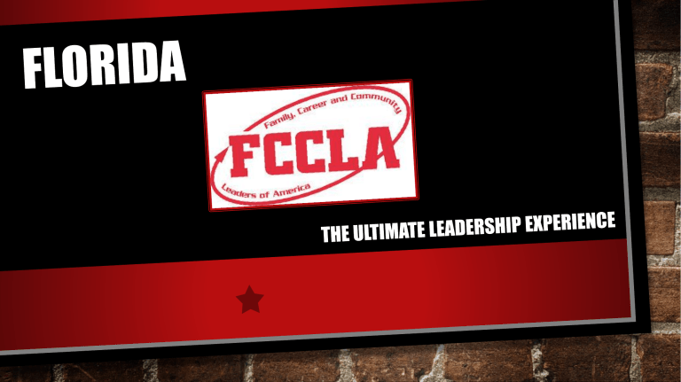 Florida FCCLA powerpoint