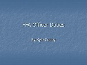 FFA Opening Ceremony Script | Meeting Guide