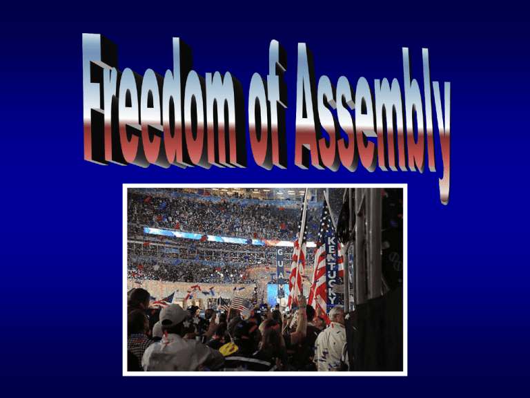 Freedom of Assembly