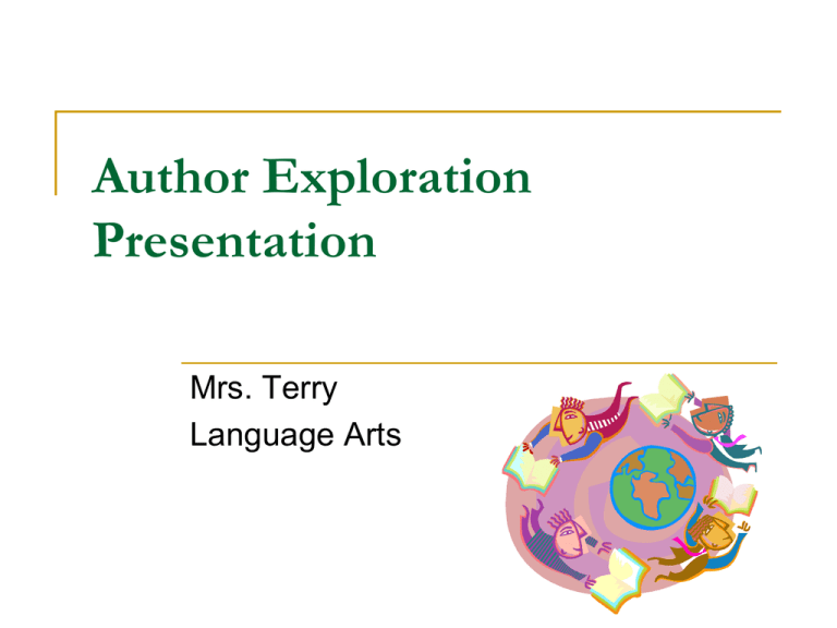 Author Research Powerpoint