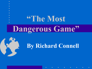 The Most Dangerous Game” Graphic Organizer