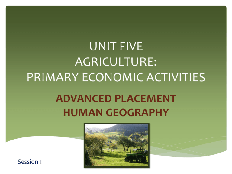 Secondary Sector Secondary Sector