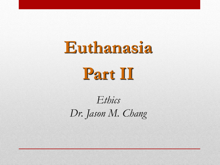 Active Vs Passive Euthanasia 4191
