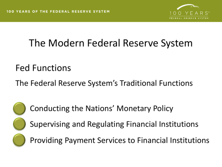 PowerPoint Slides - Federal Reserve Education