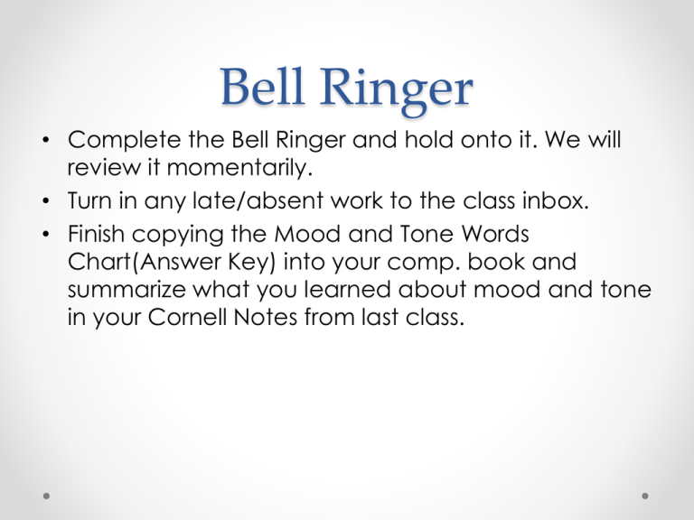 Figurative & Descriptive Language Presentation