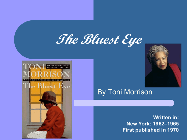 The Bluest Eye Intro.ppt