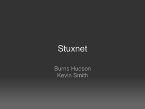 Stuxnet Worm