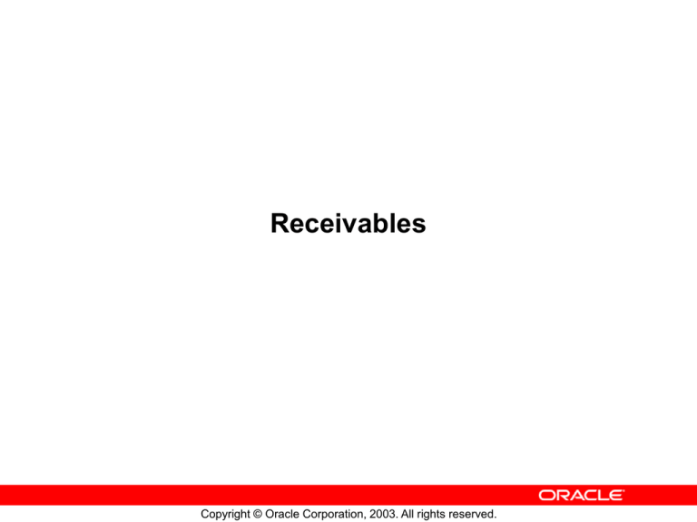 Receivables