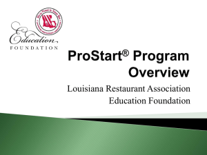Foundations ProStart 1