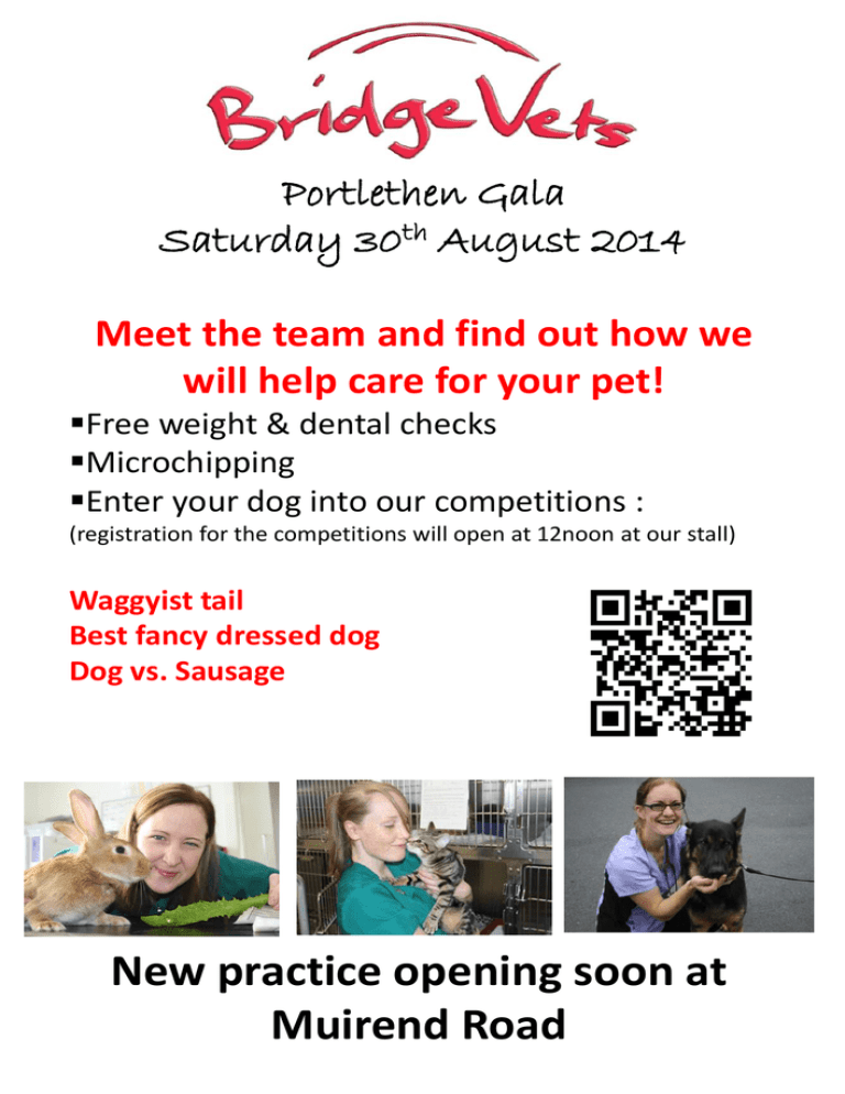 Portlethen Gala Saturday 30 th August 2014 Meet the