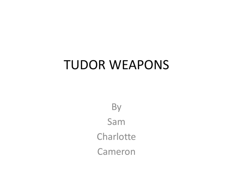 Tudor Weapons: Mace, Axe, Sword, and More