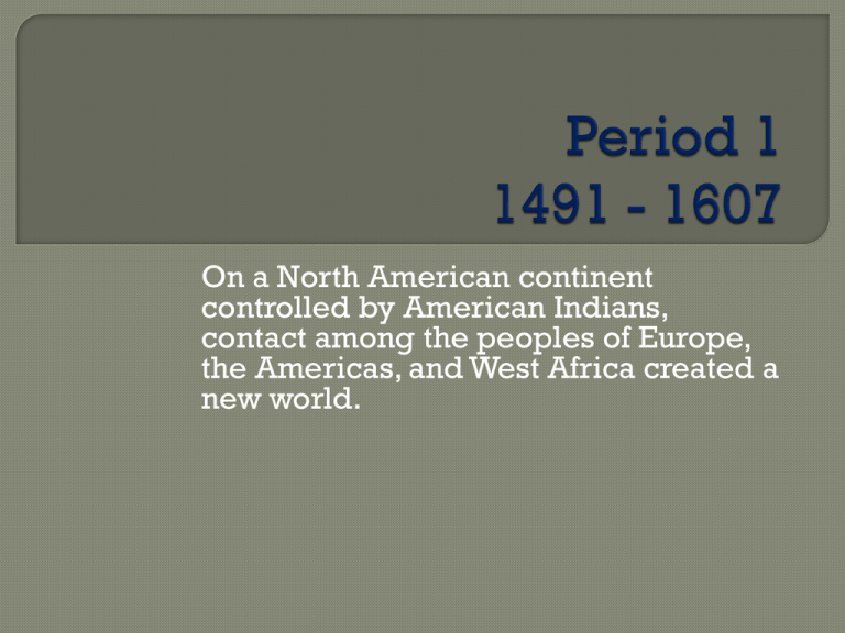 Period 1 1491