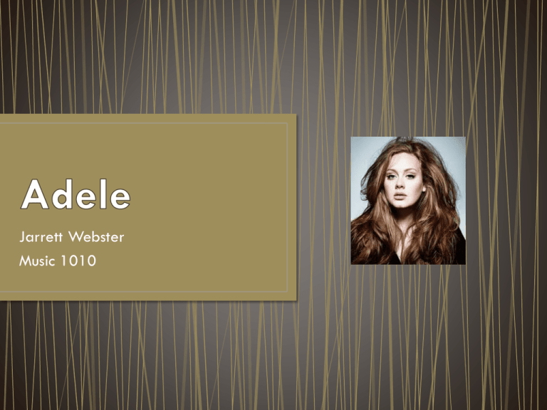 Adele: Biography, Albums & Song Analysis Presentation