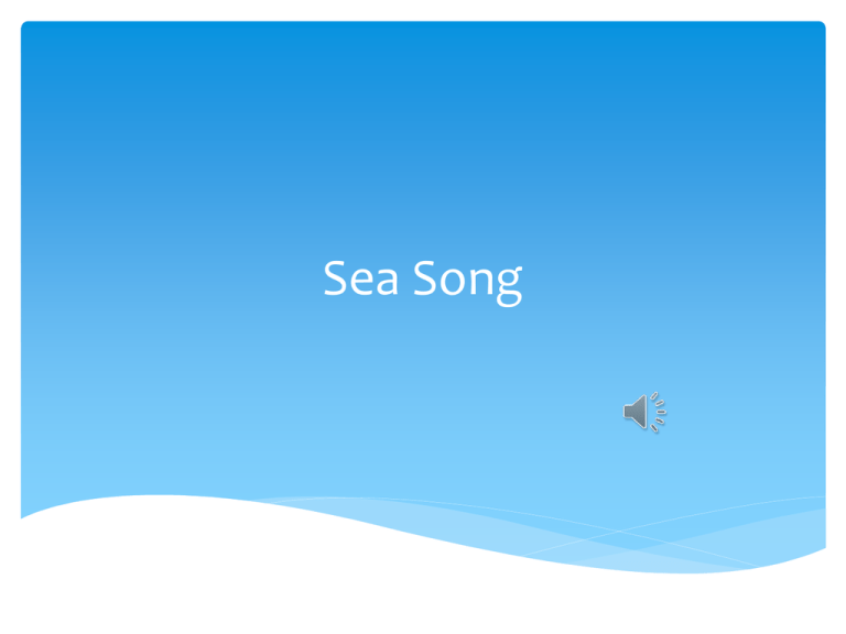 Sea Song: Lyrics about Ocean Conservation