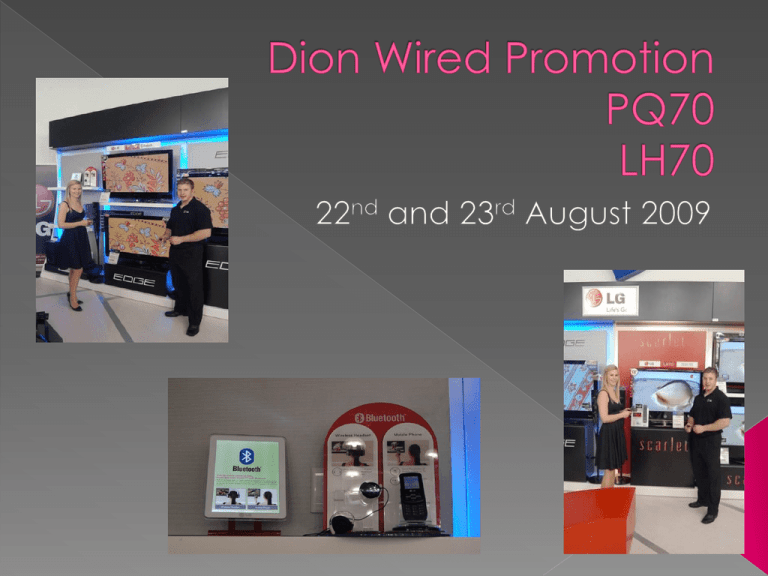 Dion Wired Promotion