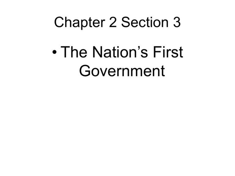 First US Government: Articles of Confederation & Shays' Rebellion
