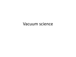 Vacuum Science & Technology Timeline