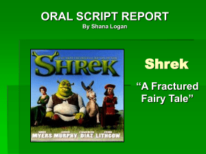 Shrek The Musical Character Descriptions
