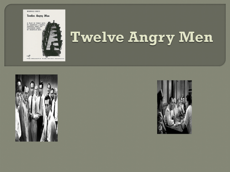 Twelve Angry Men: Jury Deliberation & Rhetoric Analysis