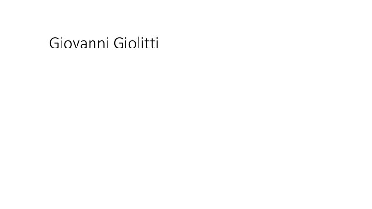 Giovanni Giolitti