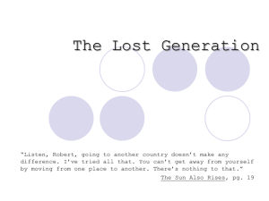 The Lost Generation