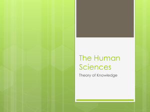 Human Sciences: Overview, Methods, and Challenges