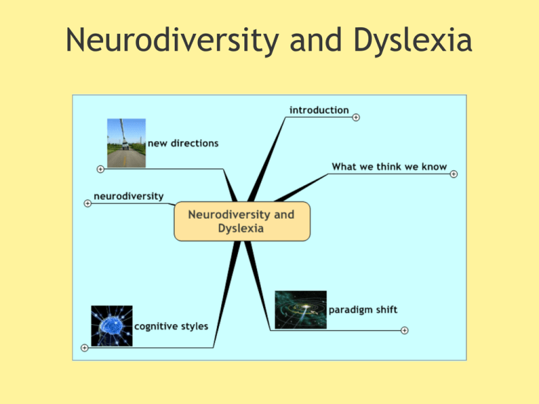 Neurodiversity and Dyslexia