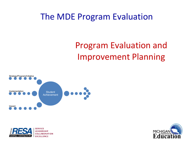 MDE Program Evaluation Process