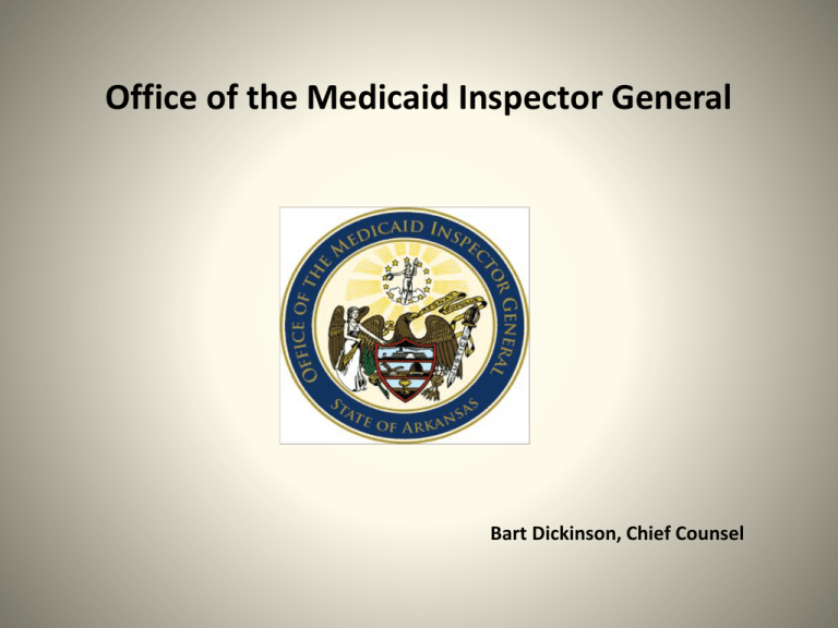 Office of the Medicaid Inspector General