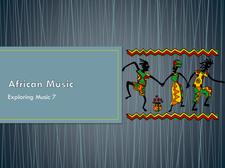 African Music Powerpoint