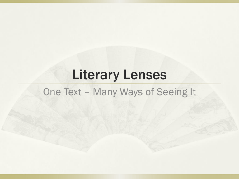 Literary Lenses: Analyzing Texts Through Different Perspectives