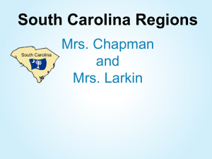 South Carolina Geography