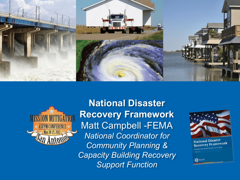 National Disaster Recovery Framework