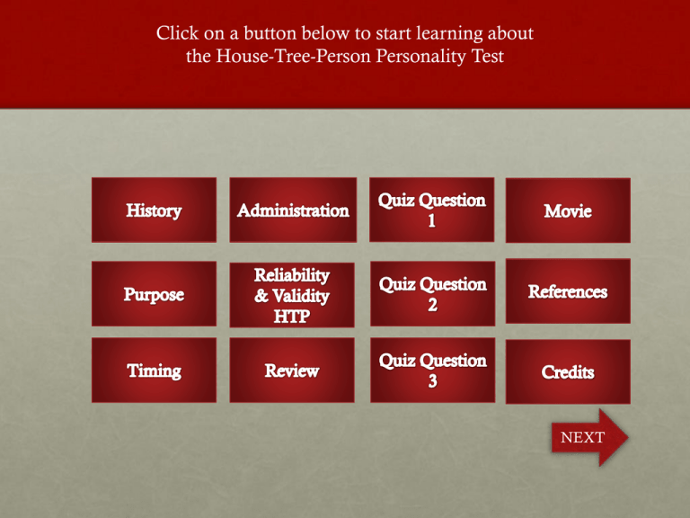 House-Tree-Person (HTP) History