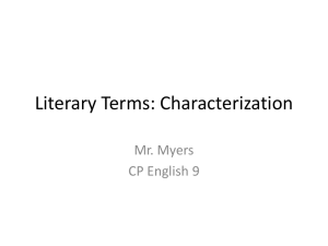 Characterization in Literature: STEAL Method