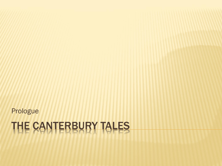 Canterbury Tales: Character Analysis & Pardoner's Tale