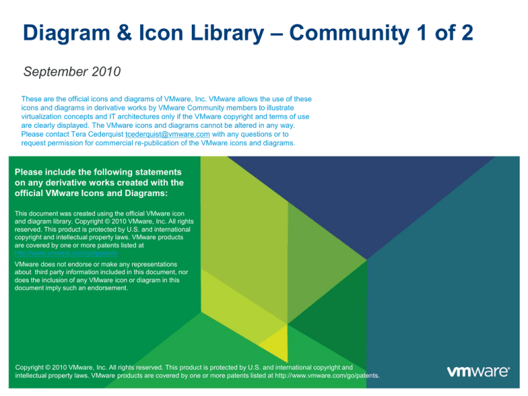 VMware Icon & Diagram Library for Community Use