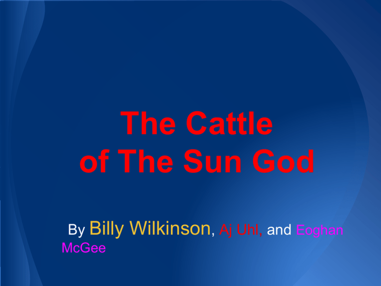 Cattle of the Sun God: Odyssey Summary & Analysis