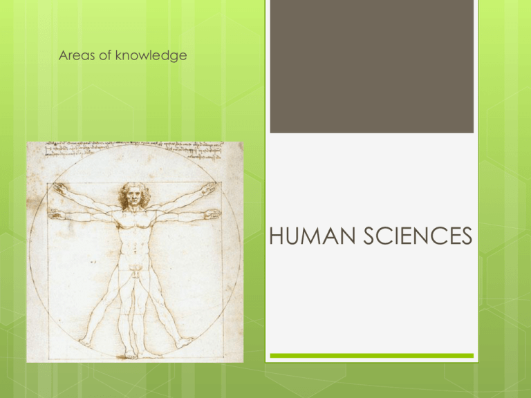 Human Sciences: Overview, Methods, and Challenges