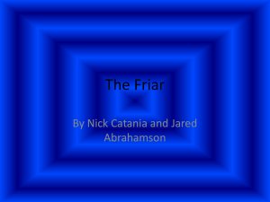 Romeo & Juliet: Friar Laurence's Soliloquy Analysis