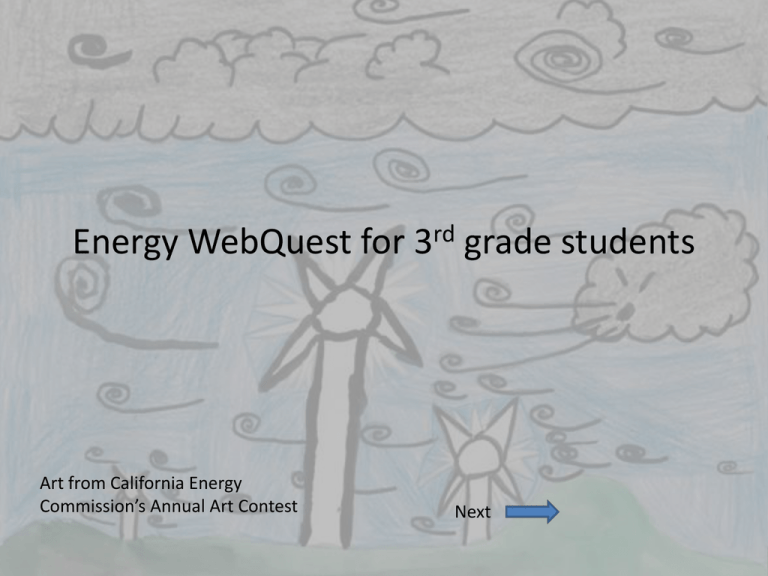 Energy WebQuest for 3rd Grade: Exploring Energy Sources