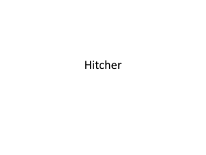Hitcher By Simon Armitage