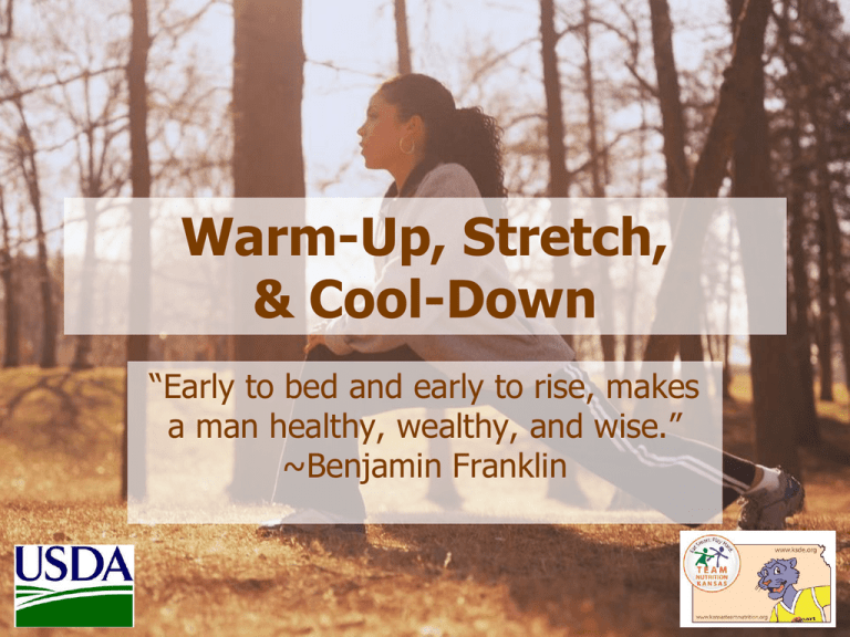 Warm-Up, Stretch, & Cool-Down: Exercise Guide