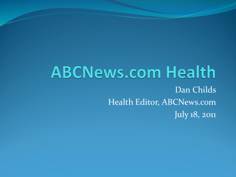 ABCNews.com Health - Web Strategies for Health Communication