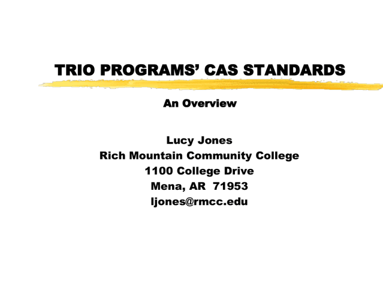 CAS Standards Presentation