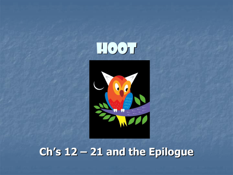 Hoot Final Powerpoint