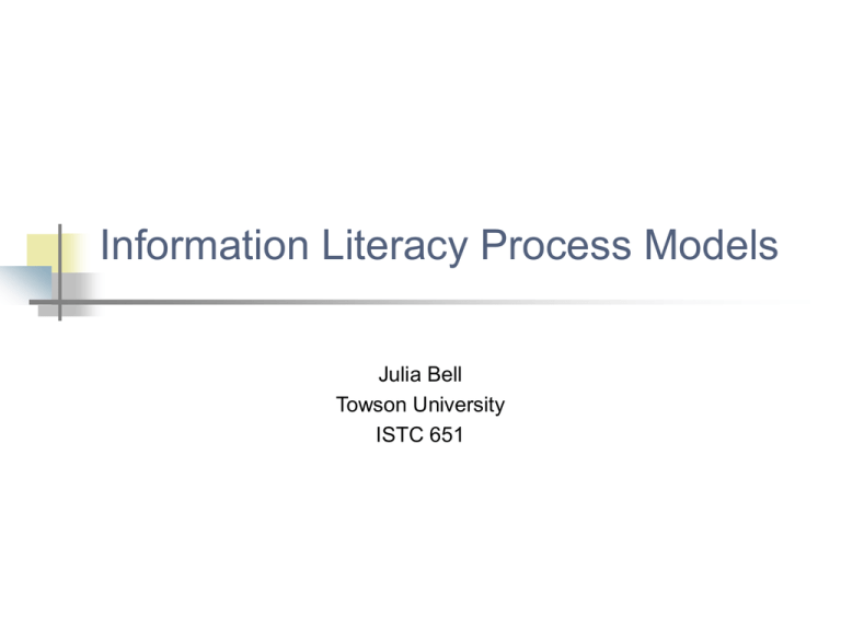 Information Literacy Process Models: A Comparative Overview