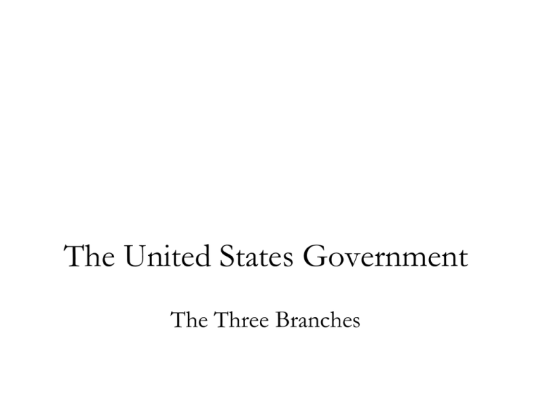 Three Branches of US Government: An Overview