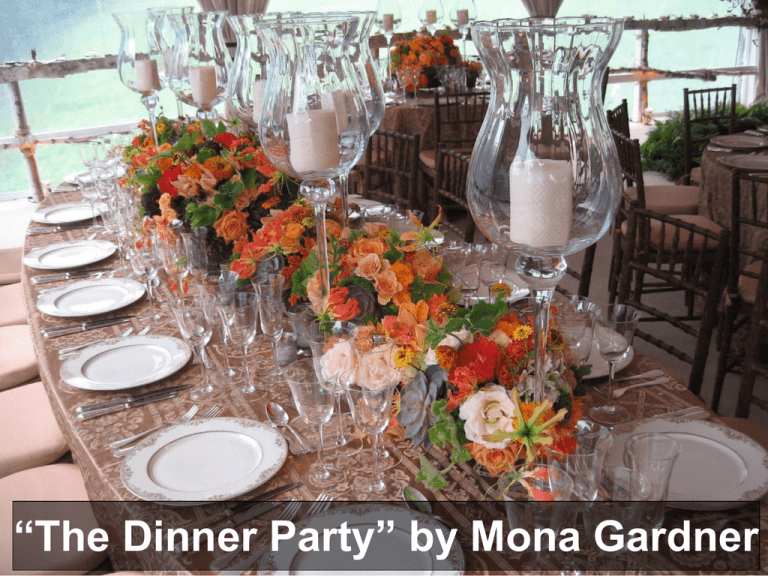 "The Dinner Party" Plot Analysis Lesson Plan
