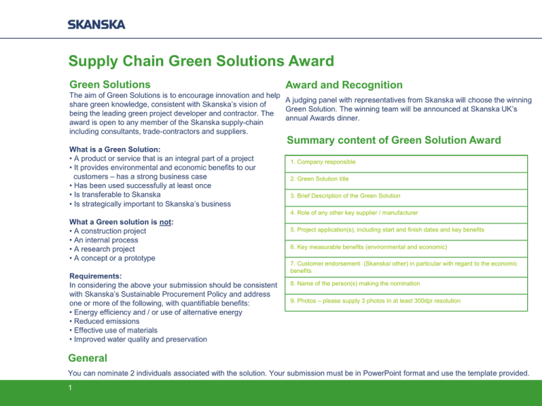 Green Solutions